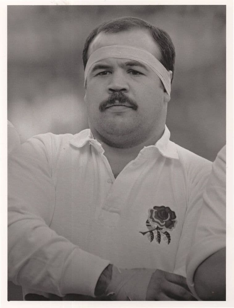 Gareth Chilcott British Lions Vs Australia 1984 Rugby Press Large Photo