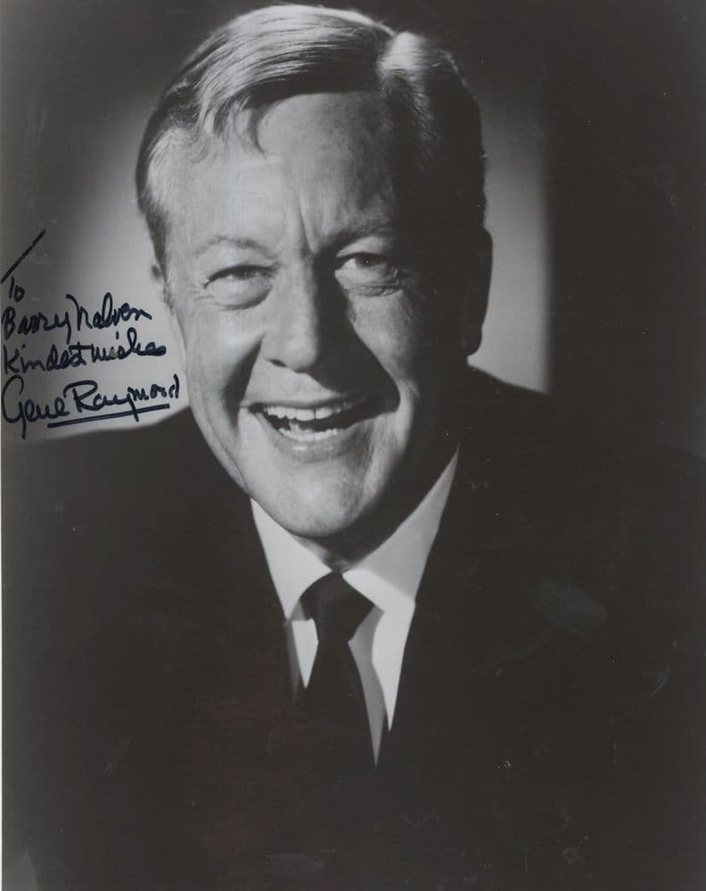 Gene Raymond The Man From UNCLE Hand Signed 10x8 Photo