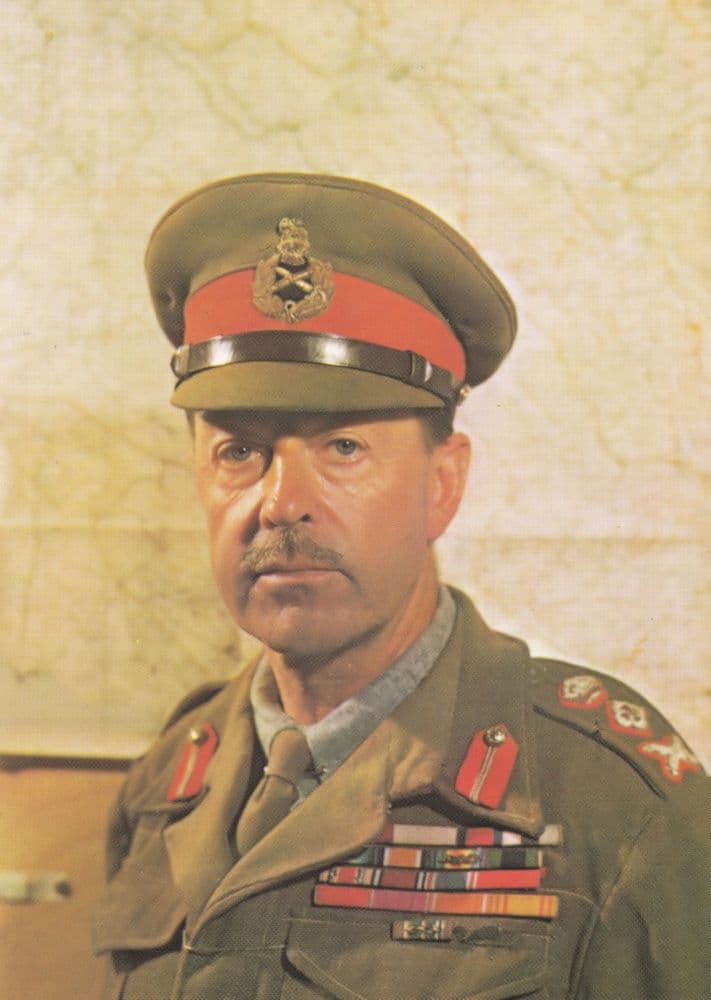 General Harold Alexander Italy HQ WW2 Museum Postcard