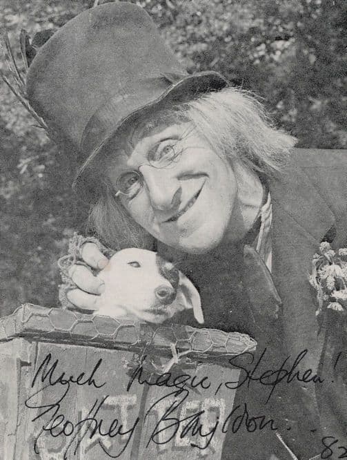 Geoffrey Bayldon Catweazle Worzel Gummidge Vintage Hand Signed Photo