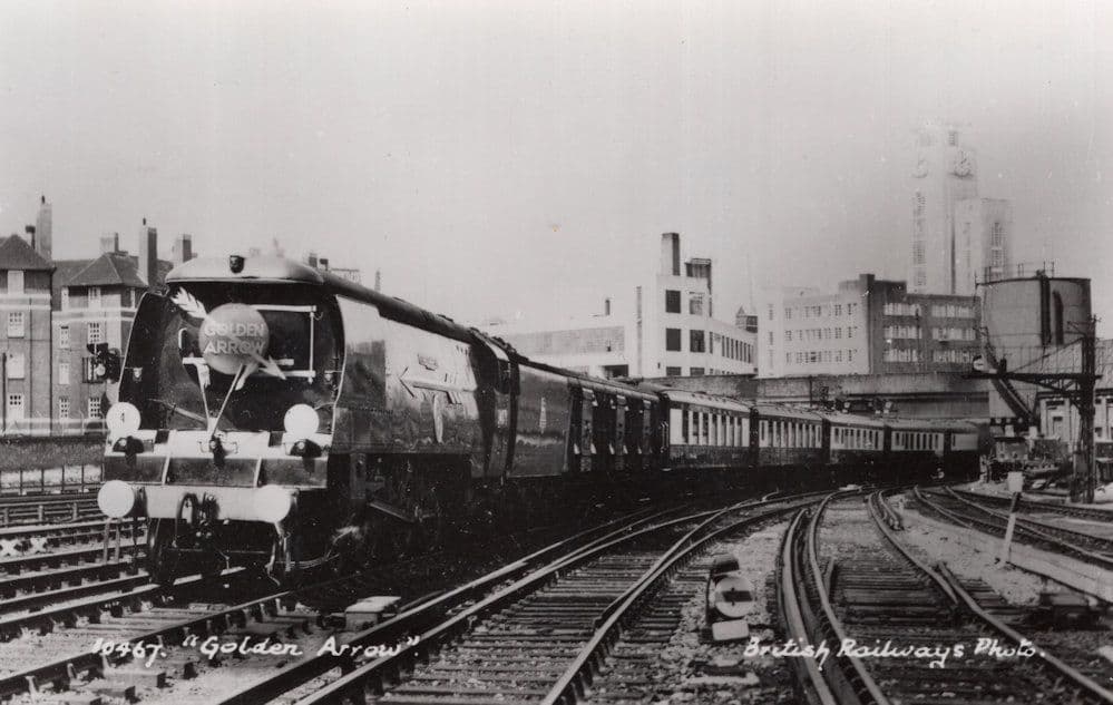 Golden Arrow Train British Railways Board Real Photo Postcard