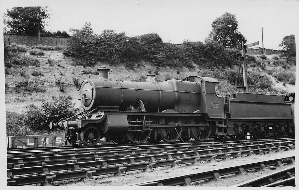 GWR 5303 Train Locomotive Great Western Railway RPC Old Postcard