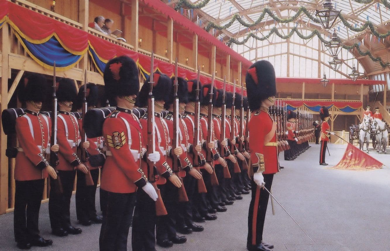 GWR Coldstream Guards Madame Tussauds Windsor Railway Station Postcard
