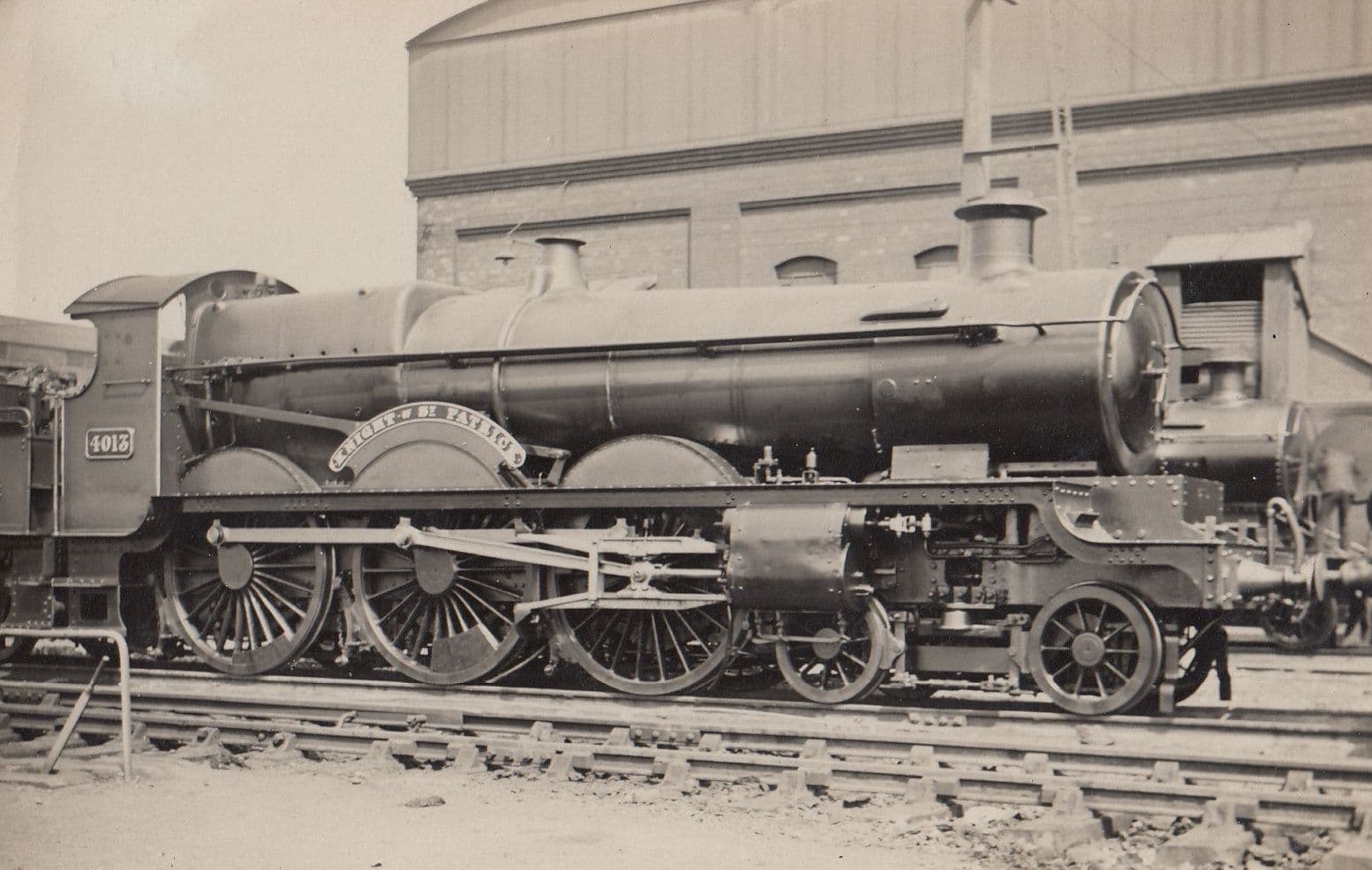 GWR Star Class Knight Of Saint St Patrick 4013 Train Real Photo Postcard