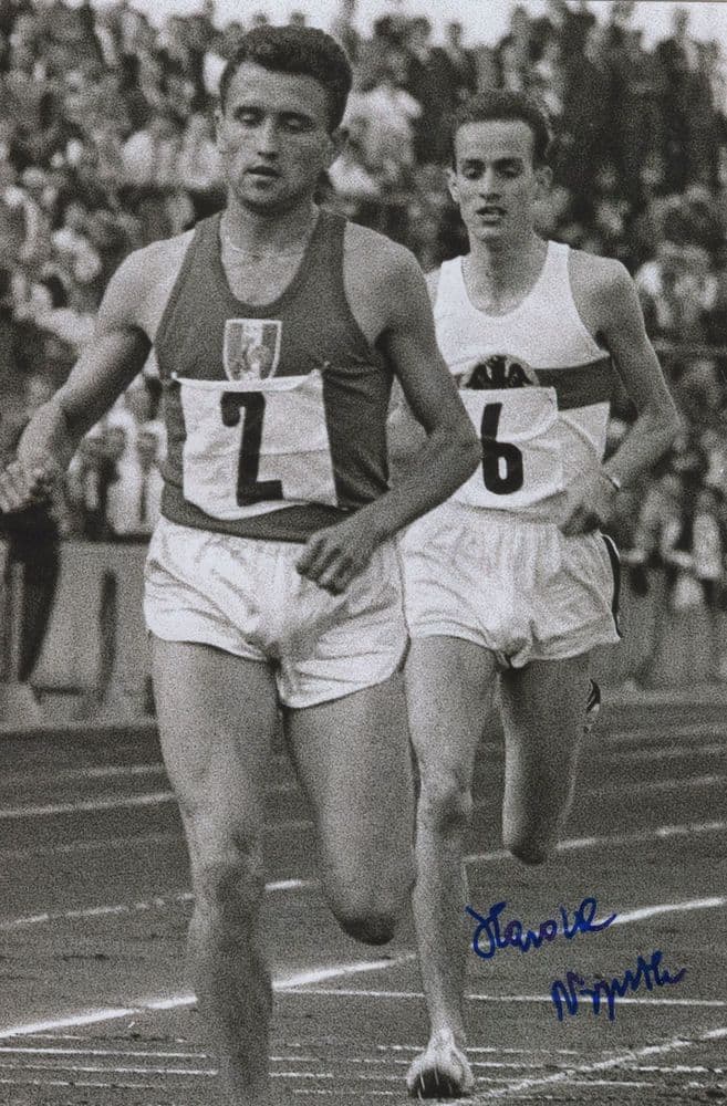 Harald Norpoth German Olympic Games Athlete Hand Signed Photo