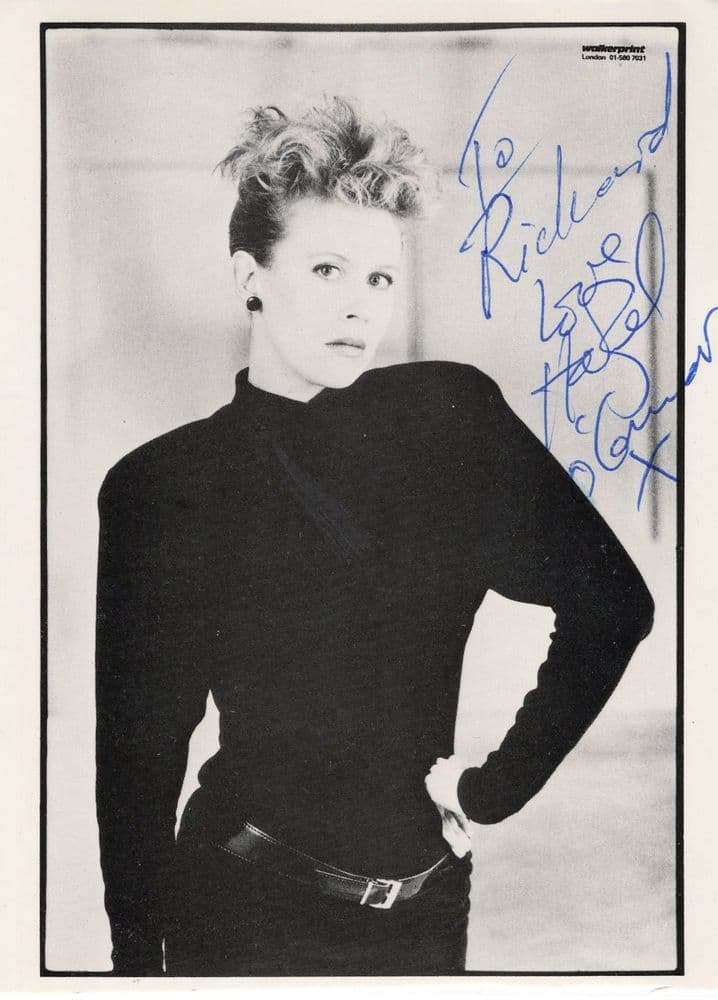 Hazel O Connor Punk Rock Music Singer Hand Signed Photo
