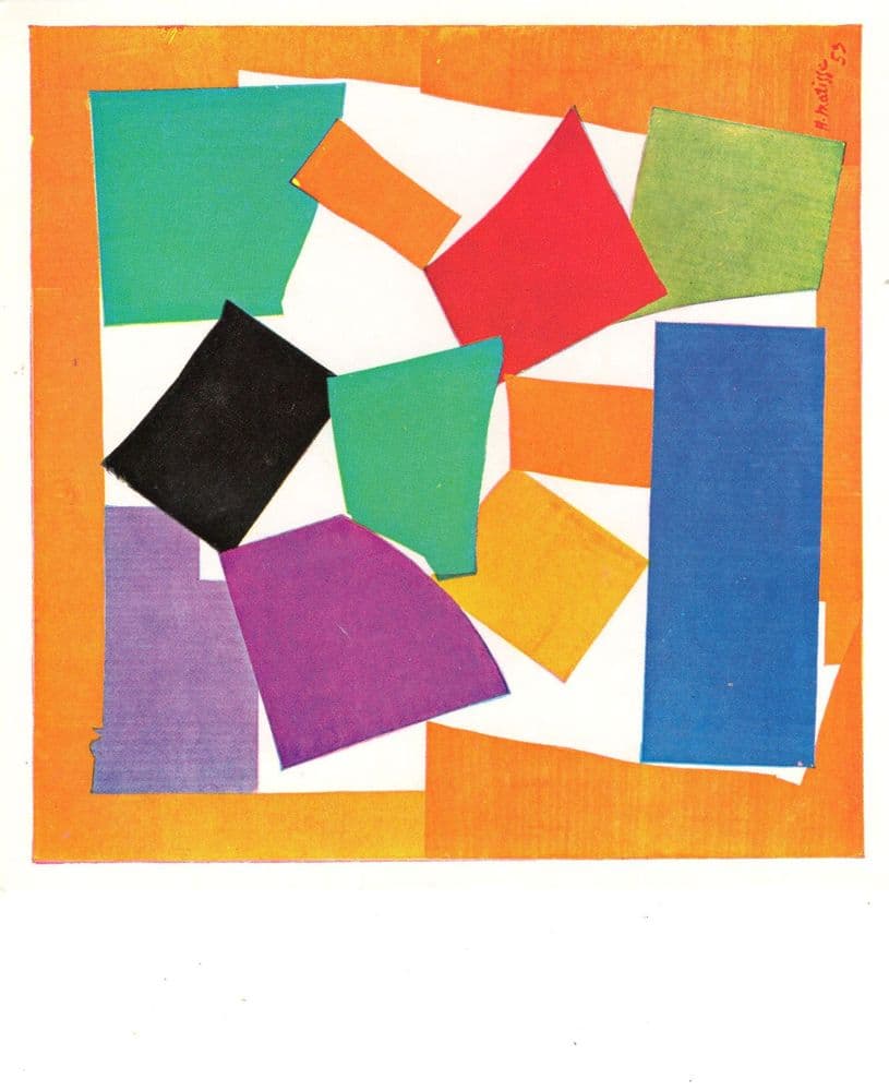 Henri Matisse The Snail Tate Gallery Painting Postcard