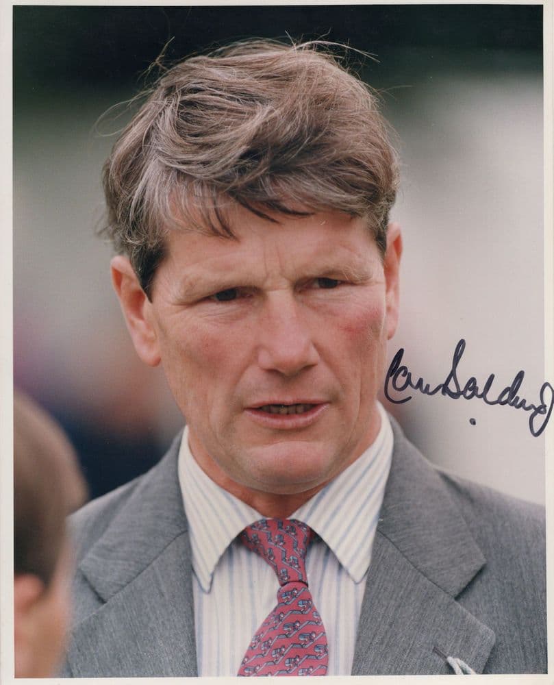 Ian Balding Horse Race Racing Trainer Large 10x8 Hand Signed Photo
