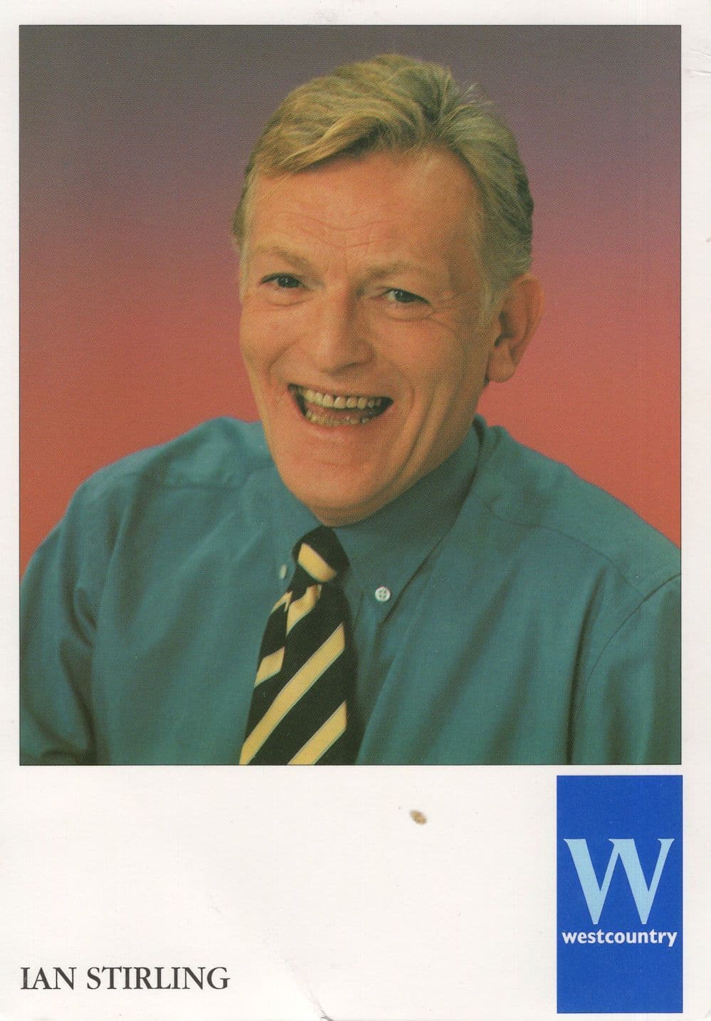 Ian Stirling ITV Television West Country Cast Card Photo