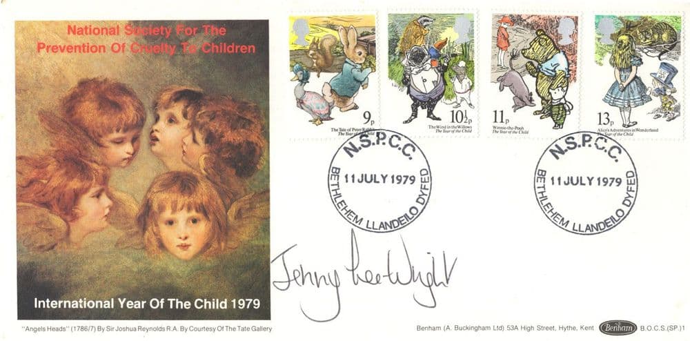 Jenny Lee Wright Lionel Blair Dancer The Golden Shot RARE Hand Signed FDC