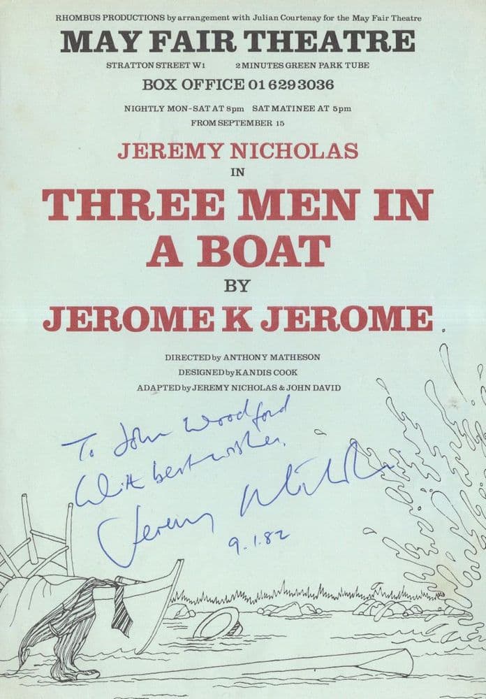 Jeremy Nicholas Of Crossroads Hamlet Cigar Advertising Hand Signed ...