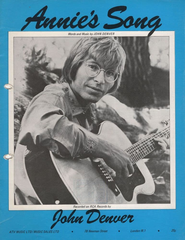 John Denver Annie s Song Sheet Music