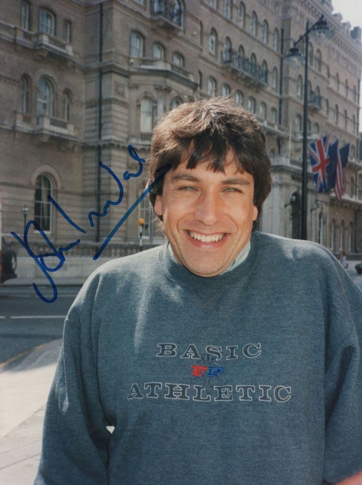 John Inverdale BBC ITV Sports Presenter Large Hand Signed Photo