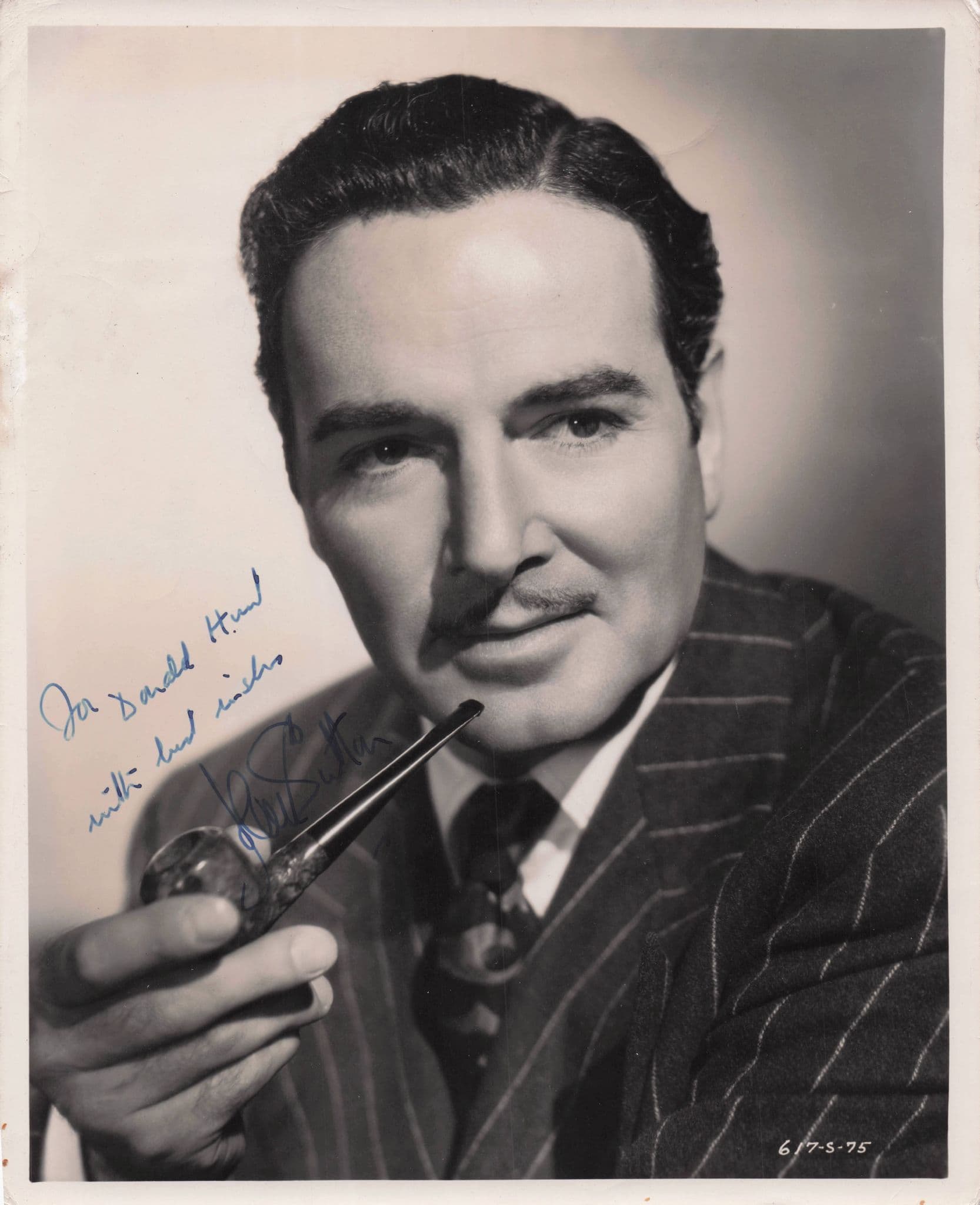 John Sutton Historic British Actor Antique 10x8 Hand Signed Photo