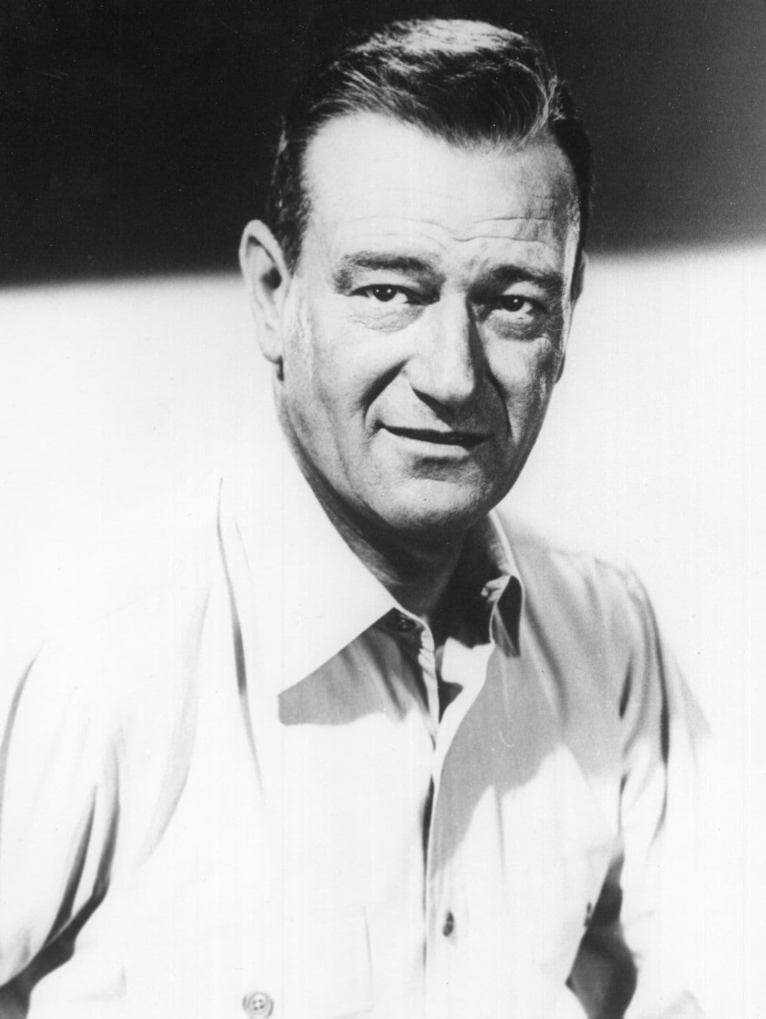 John Wayne Portrait Press Collection Large Photo