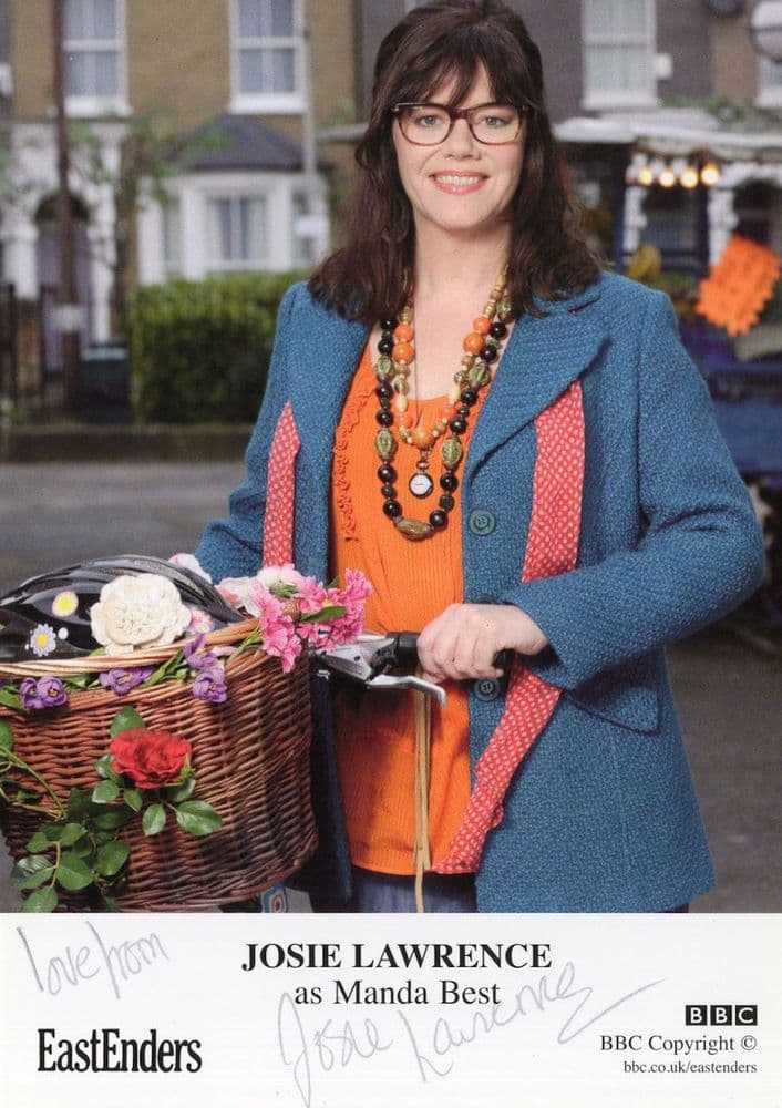Josie Lawrence as Manda Best Eastenders RARE Hand Signed Cast Card