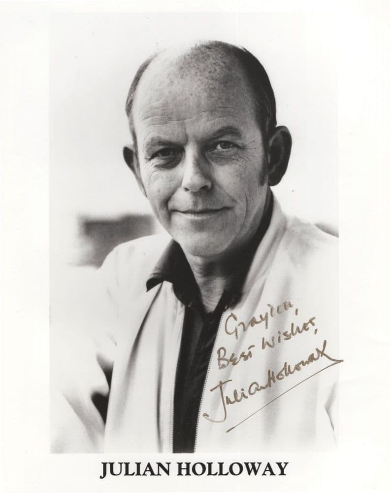 Julian Holloway Carry On Film Actor 10x8 Hand Signed Photo