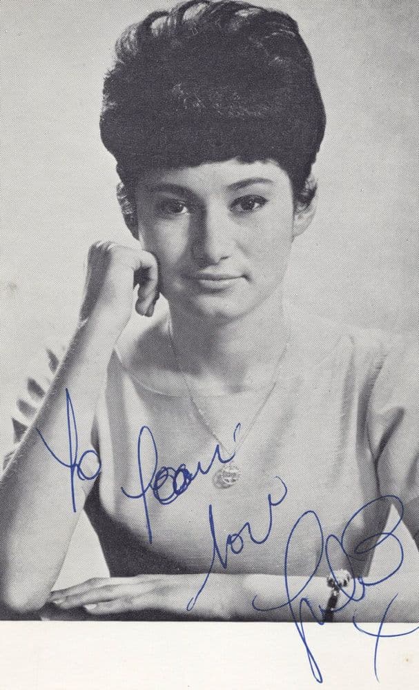 Julie Grant Pop Singer DEBUT RECORD 1962 Hand Signed Photo