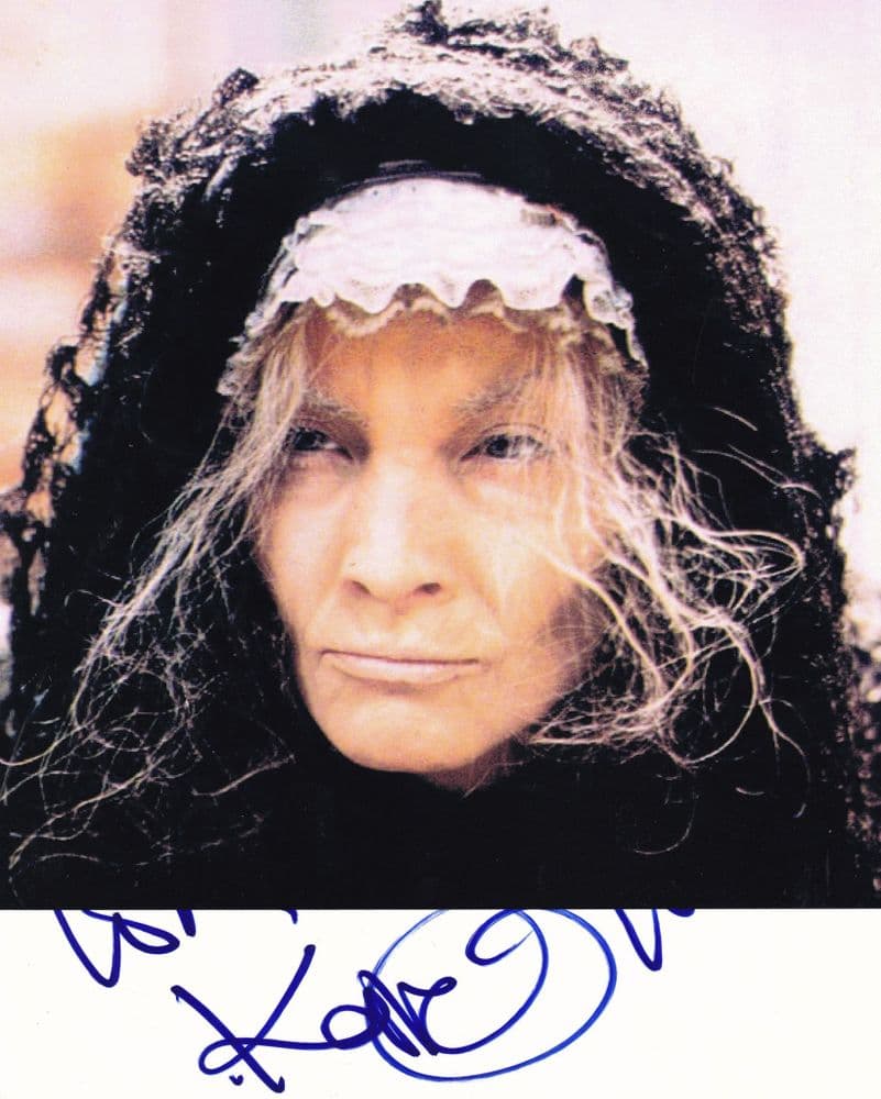 Kate O Mara Dynasty Hammer Horror Giant 10x8 Hand Signed Photo