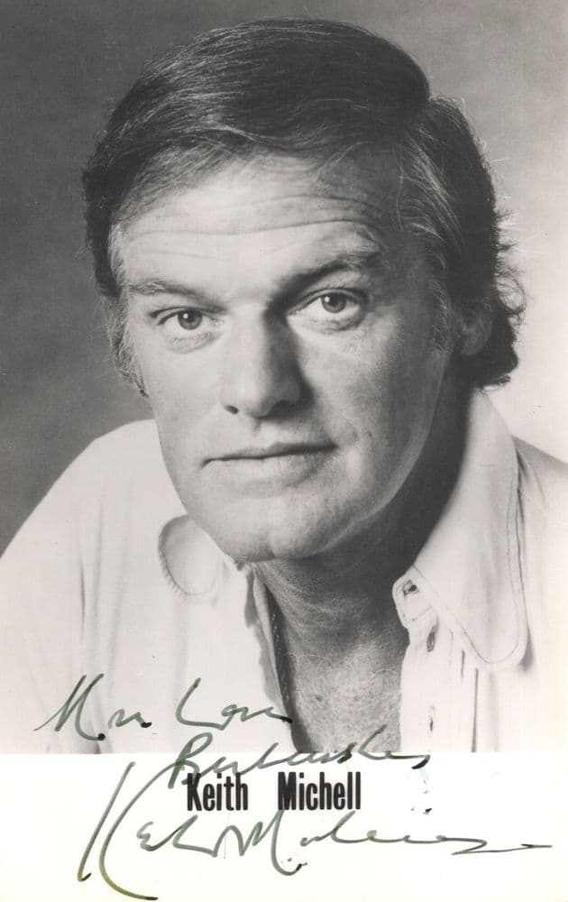 Keith Mitchell BBC Shakespeare King Henry VIII Old Hand Signed Photo