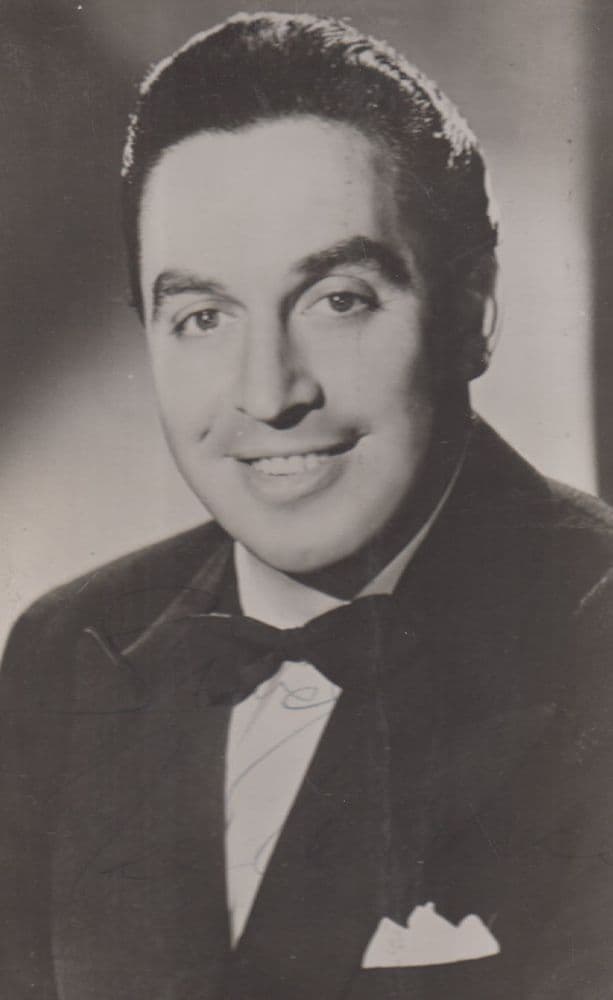 Lee Lawrence Decca Record Publicity Hand Signed Photo