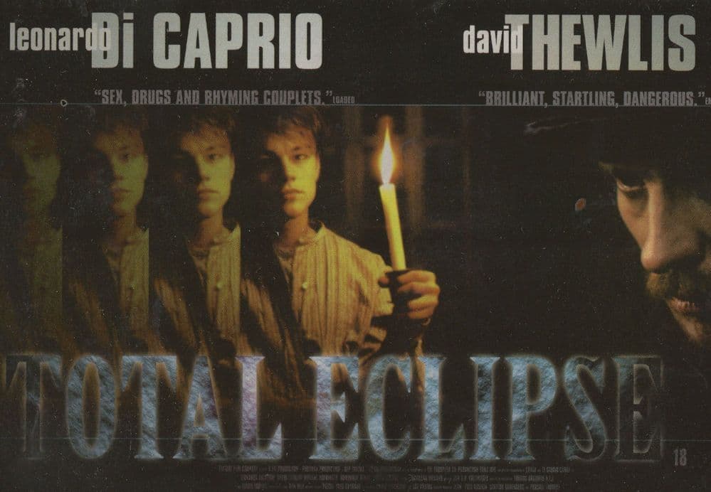 Leonardo DiCaprio Total Eclipse Film Advertising Postcard