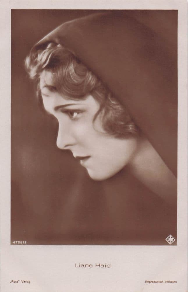 Liane Haid Austria Movie Cinema Film Star Old Real Photo Postcard