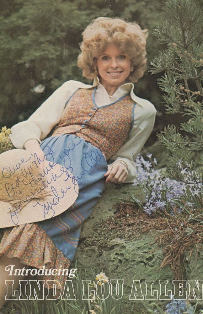 Linda Lou Allen The Professionals American Way Hand Signed Photo