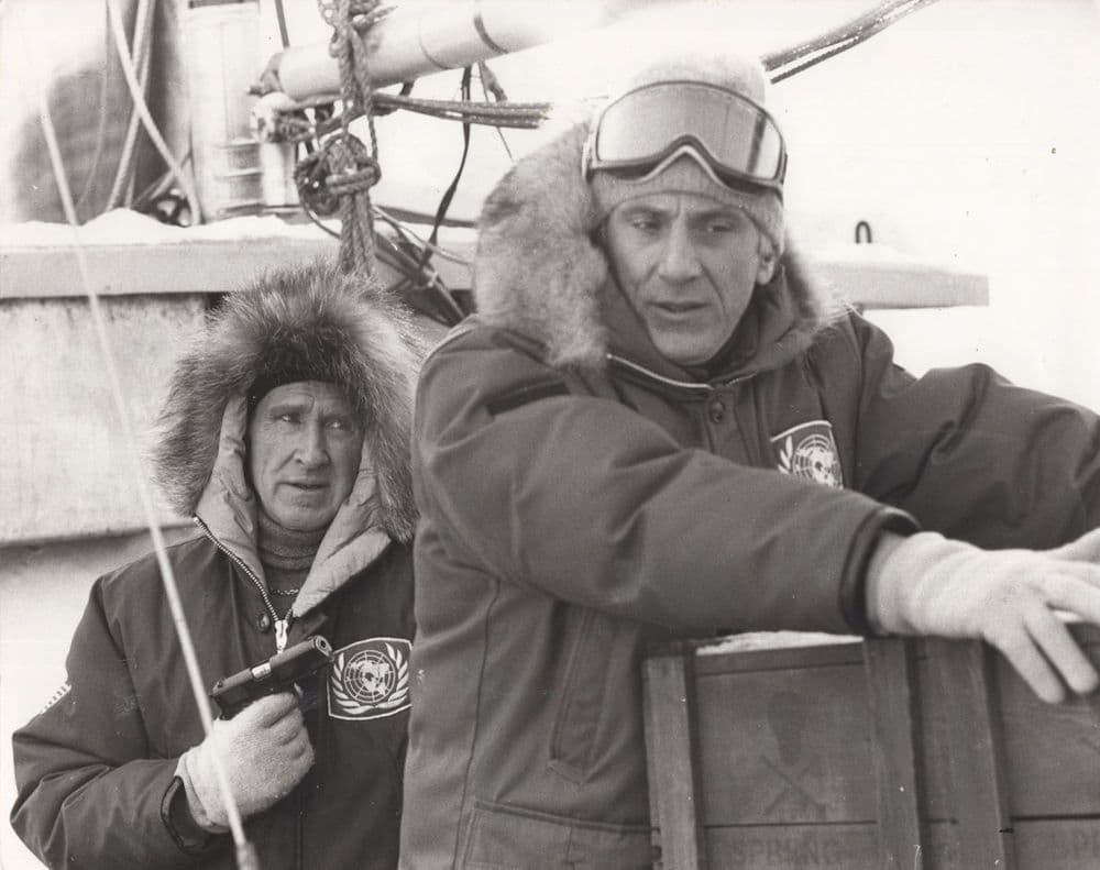 Lloyd Bridges Lawrence Dane Bear Island Film Monochrome 10x8 Publicity ...