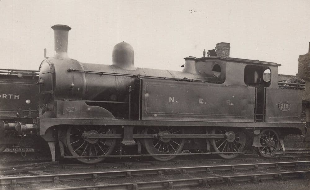 LNER No 219 Train Real Photo Old Postcard