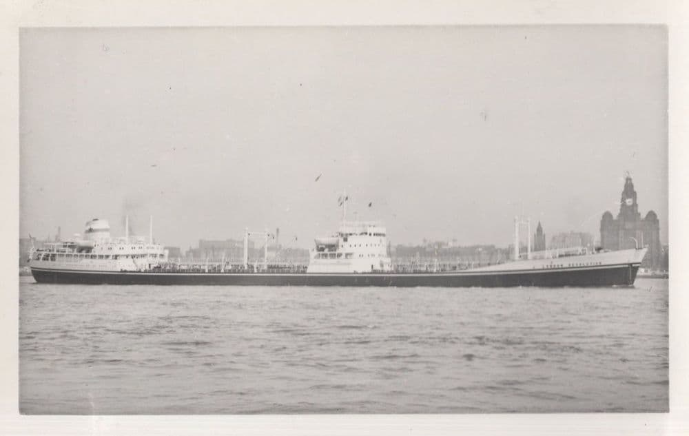 London Resolution Cargo Ship Built 1957 Vintage Rare Photo