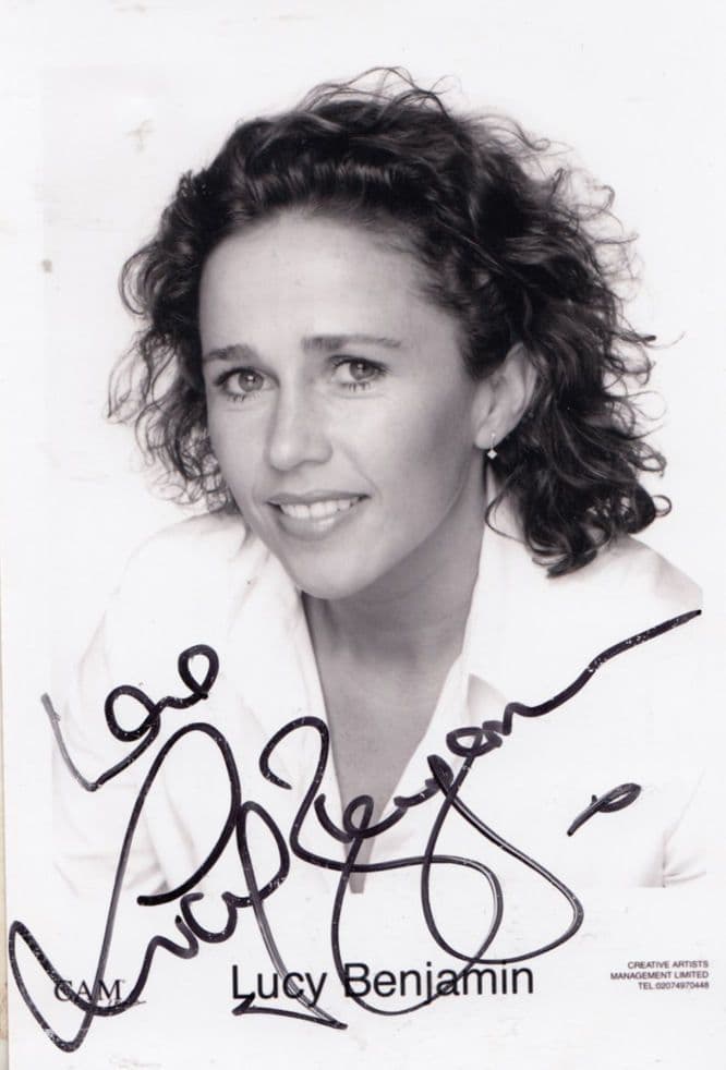 Lucy Benjamin of Eastenders Hand Signed Photo