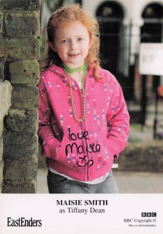 Maisie Smith as Tiffany Dean Eastenders Hand Signed Cast Card Photo