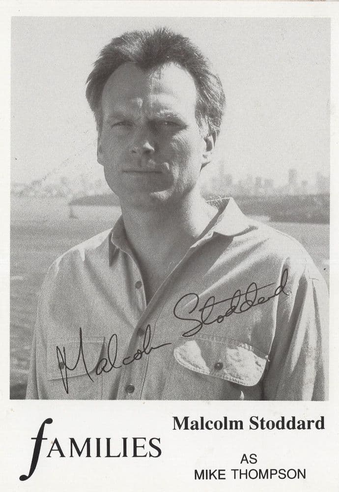 Malcolm Stoddard Families Australia ITV Soap Opera Cast Card Photo