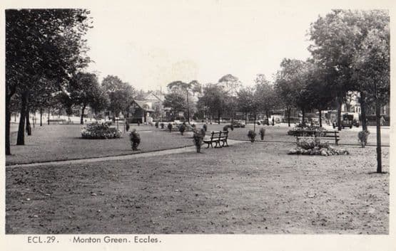 Manchester Monton Green Eccles Vintage Real Photo Postcard