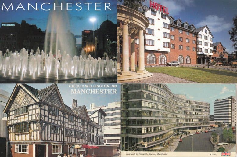 Manchester Old Wellington Inn Britannia County Hotel Piccadilly Station ...