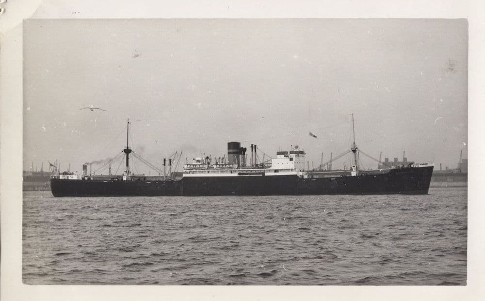 Manchester Shipper Built 1943 in WW2 Rare Ship Photo