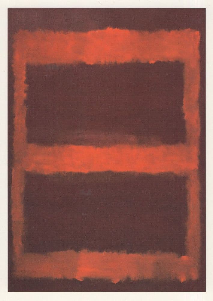 Mark Rothko Sketch For Mural 4 1958 Painting Tate Gallery Postcard