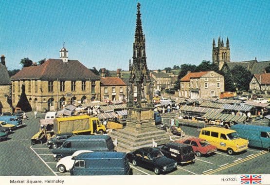 Market Square Helmsley Postcard