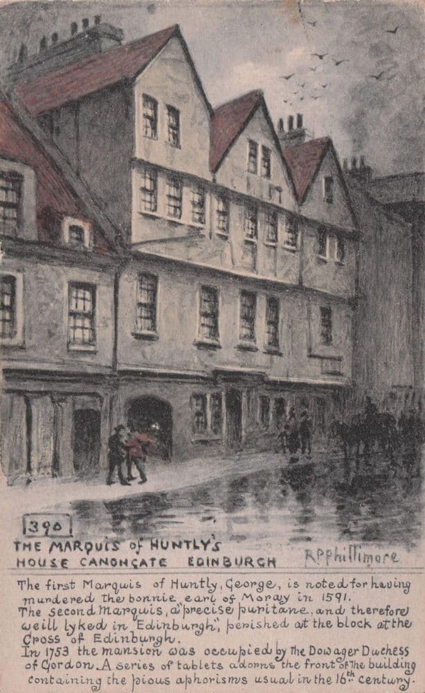 Marquis Of Huntly s House Edinburgh Earl Of Moray Old Murder Phillimore ...