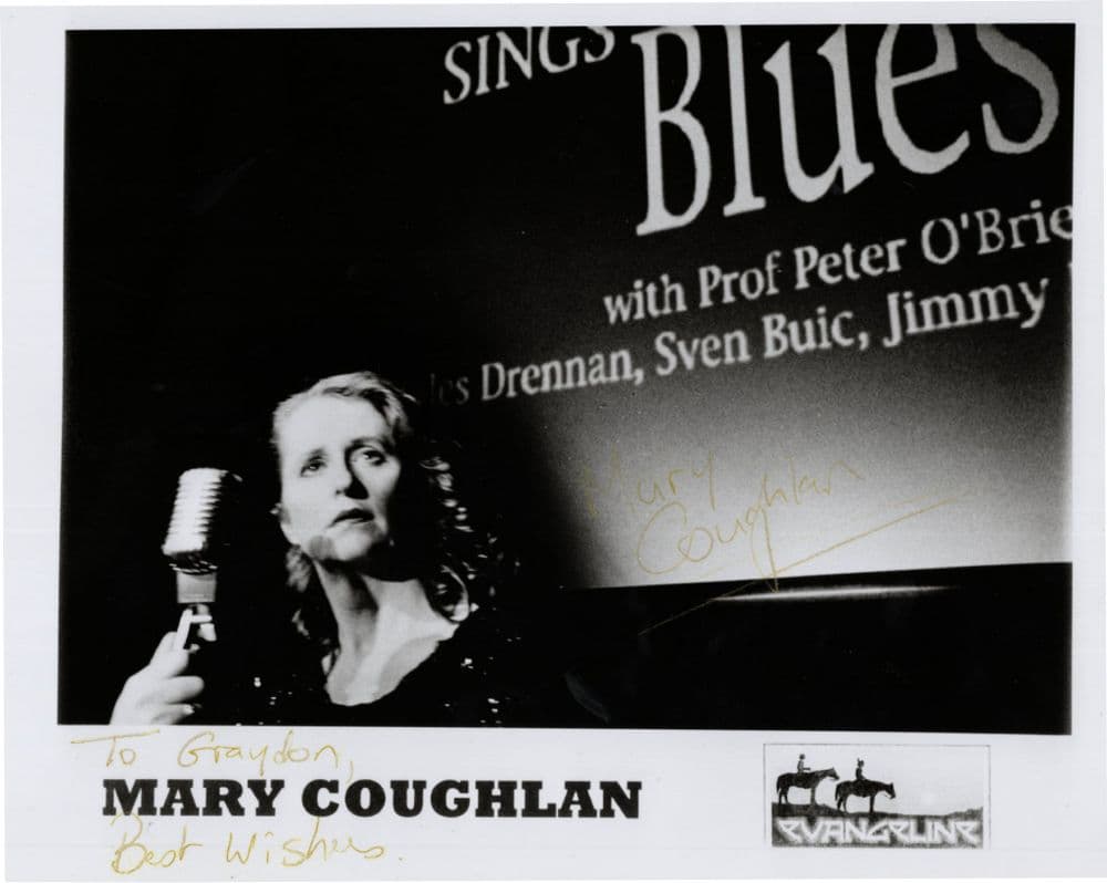 Mary Coughlan Blues Irish Singer Large 10x8 Hand Signed Photo