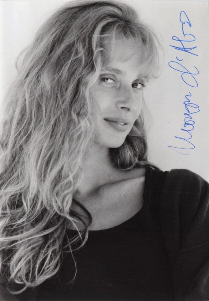 Maryan D Abo James Bond Film Girl Hand Signed Photo