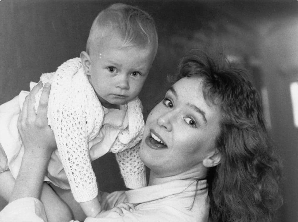 Michelle Fowler Susan Tully & Baby 1988 BBC Eastenders Press Photo