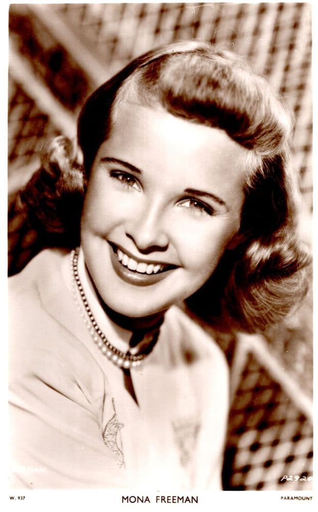 Mona Freeman Picturegoer Original Real Photo Actress Postcard