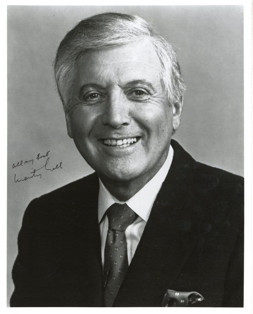 Monty Hall Historic American Quiz Game Show Host 10x8 Hand Signed Photo