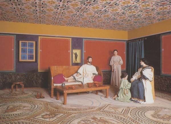 Mosaic Floor Roman Dining Room Rome Four Seasons Cirencester Gloucester ...