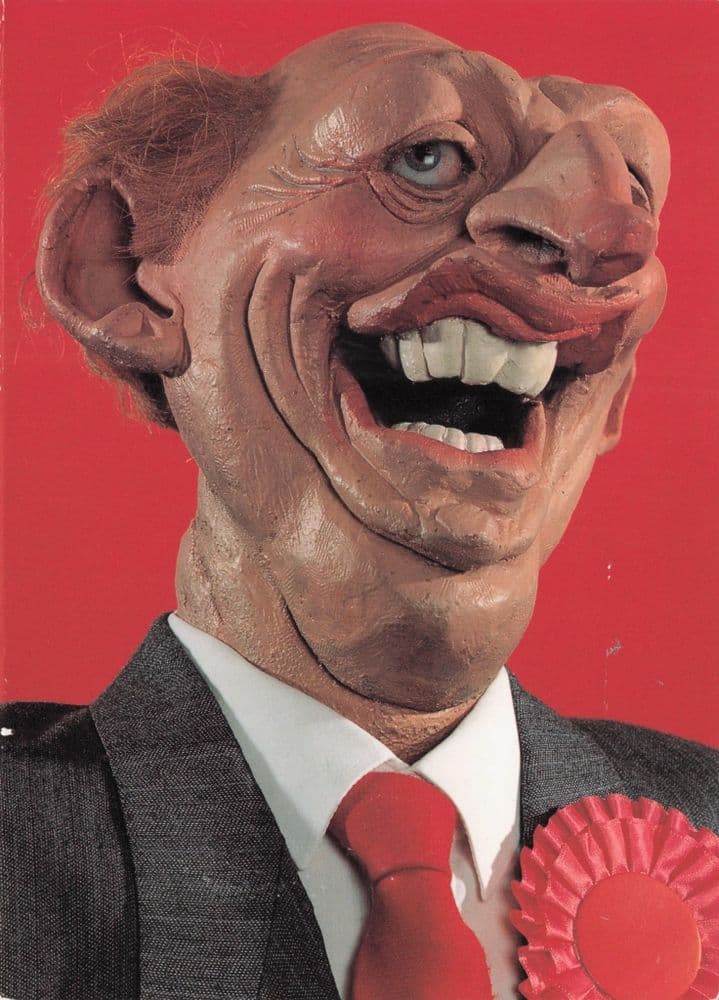 Neil Kinnock Puppet Labour Prime Minister Spitting Image TV Show Press ...