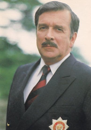 Nicholas Courtney The Brigadier Dr Who BBC Postcard
