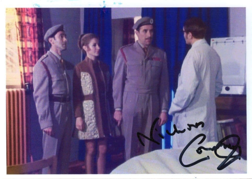 Nicholas Courtney The Brigadier Dr Who Hand Signed Photo