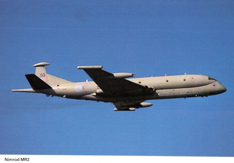 Nimrod MR2 Military Plane Aircraft Postcard